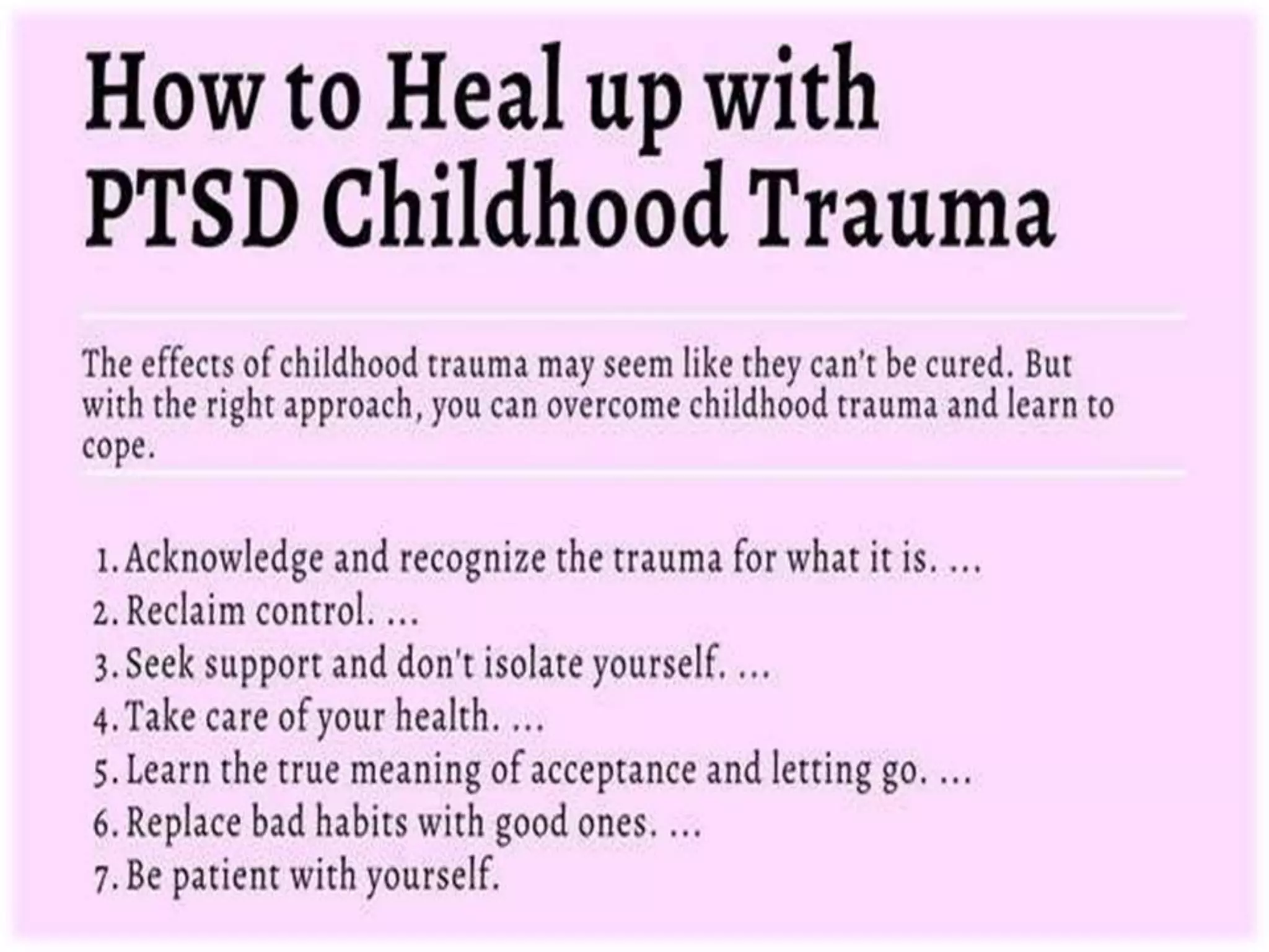 What Is PTSD Childhood Trauma | PPT