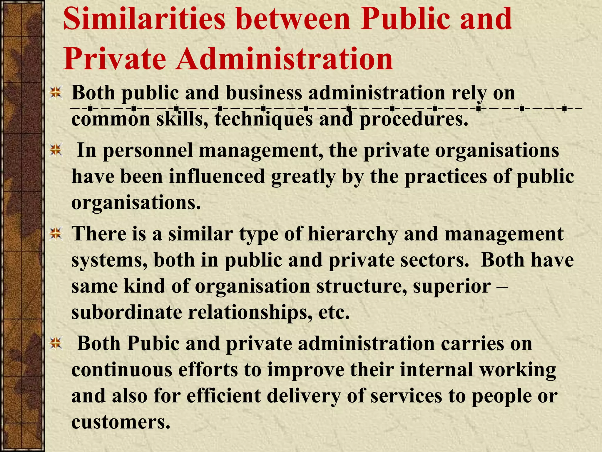 Public Administration-Meaning, Nature, Scope, Phases | PPT