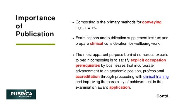 What is Publication support services. Need for Publication support ...
