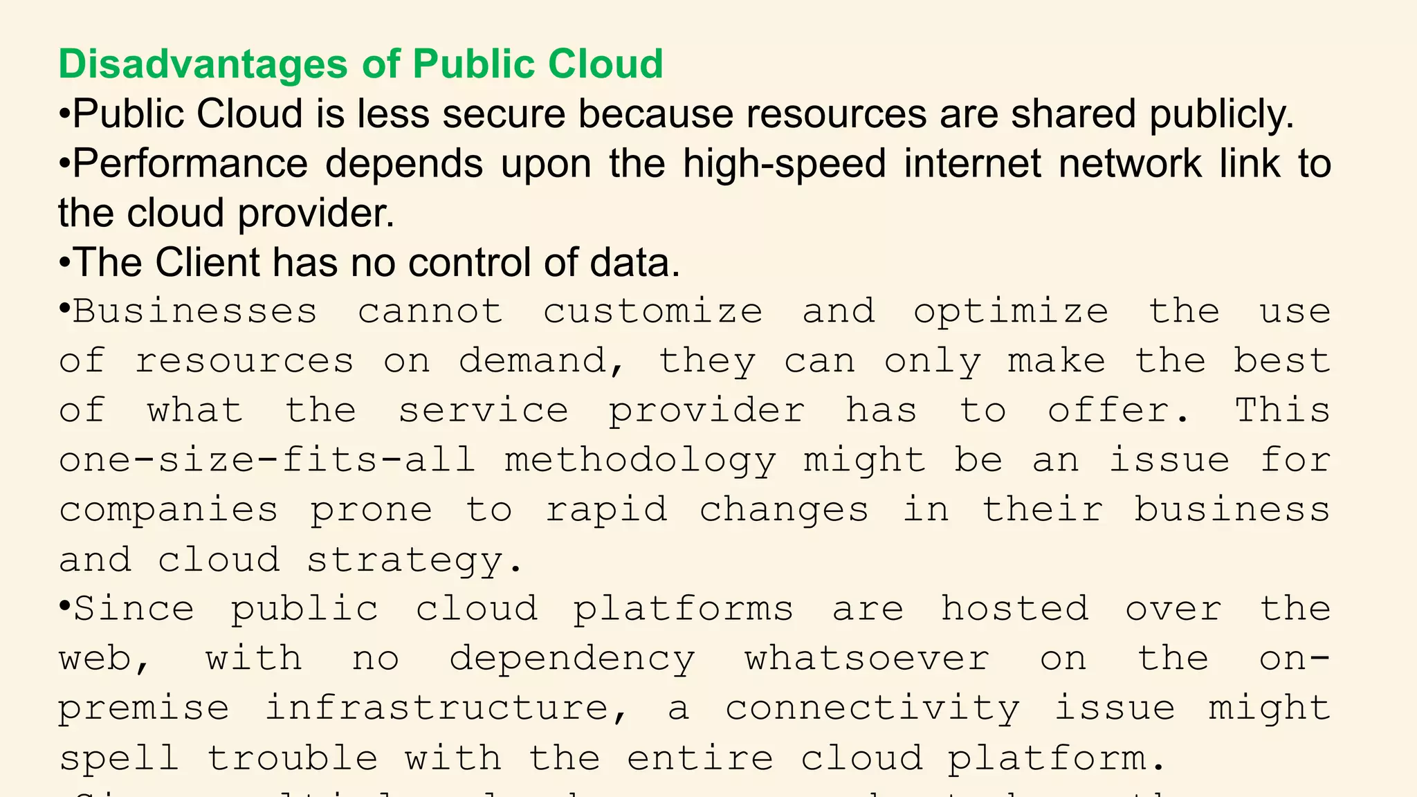 What is public cloud Explained | PPT