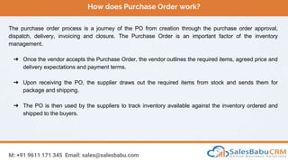 What is Purchase Order? Definition, Meaning, Creation and Presentation | PPTX