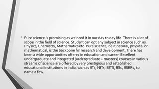 What is pure science | PPTX