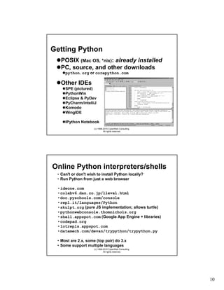What is Python? (Silicon Valley CodeCamp 2015) | PDF
