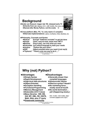 What is Python? | PDF