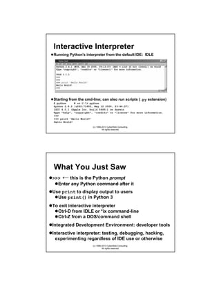 What is Python? | PDF