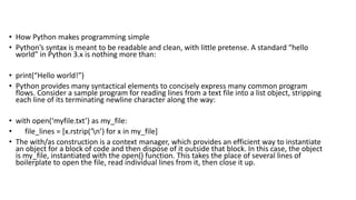 What is python | PPT