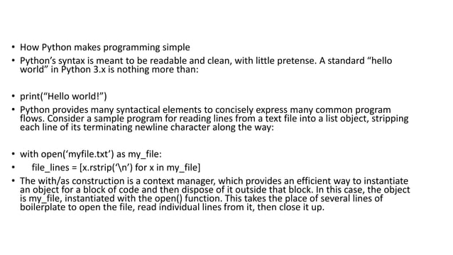 What is python | PPT