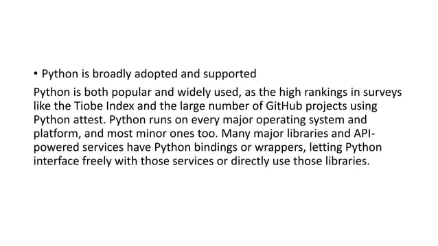 What is python | PPT