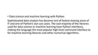 What is python | PPT