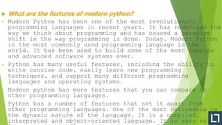 What is python | PPT