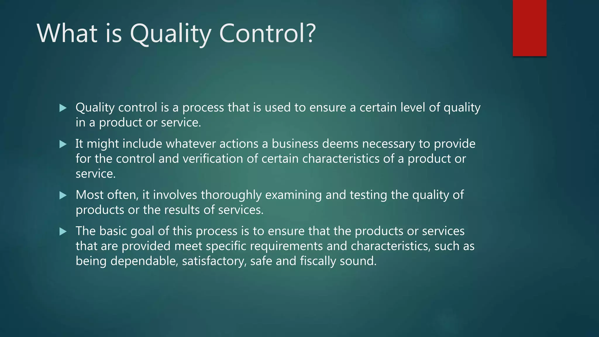 What is QC | PPT