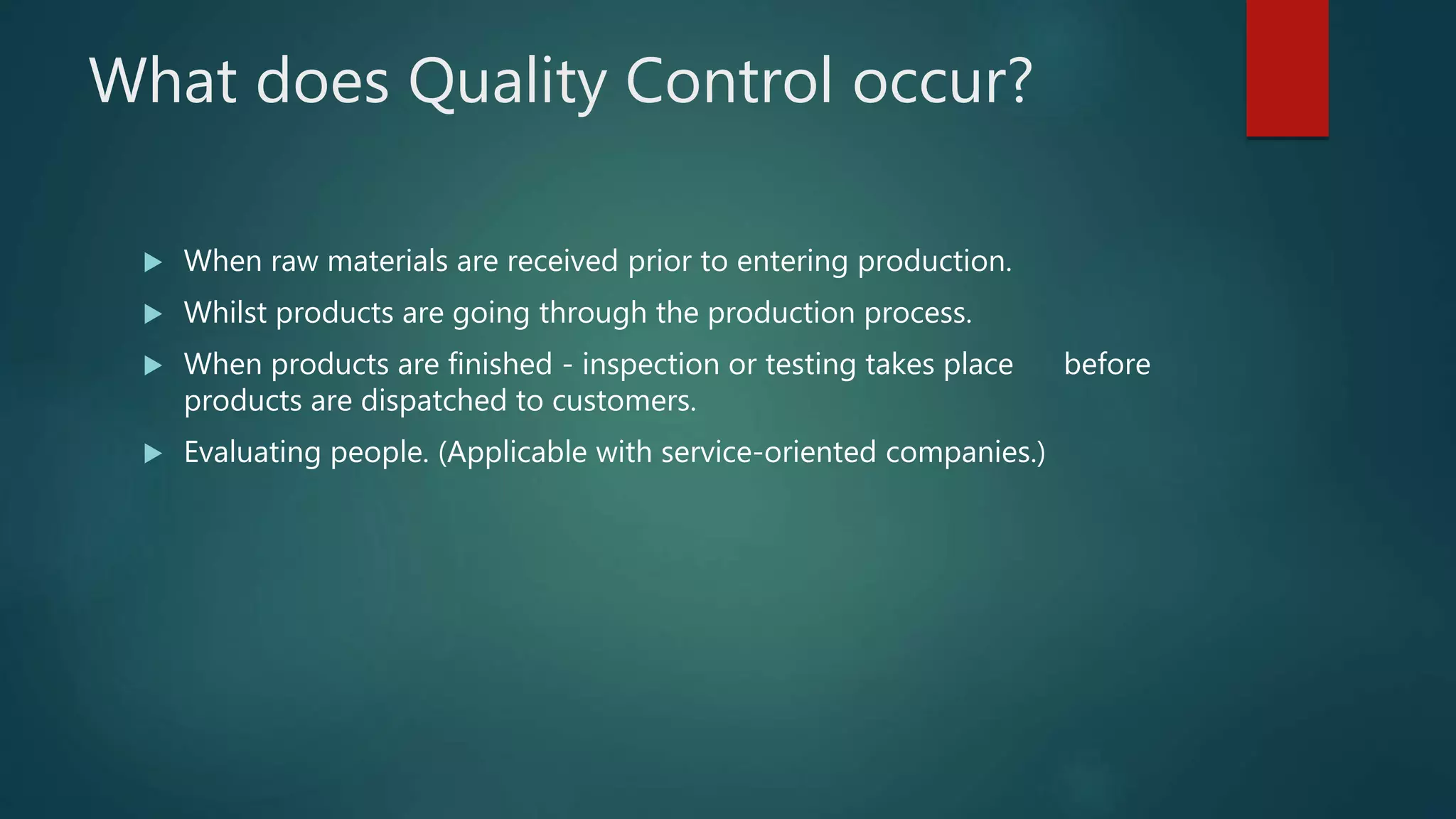 What is QC | PPT