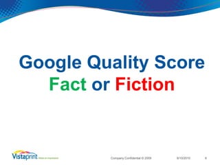 What is quality score? | PPTX