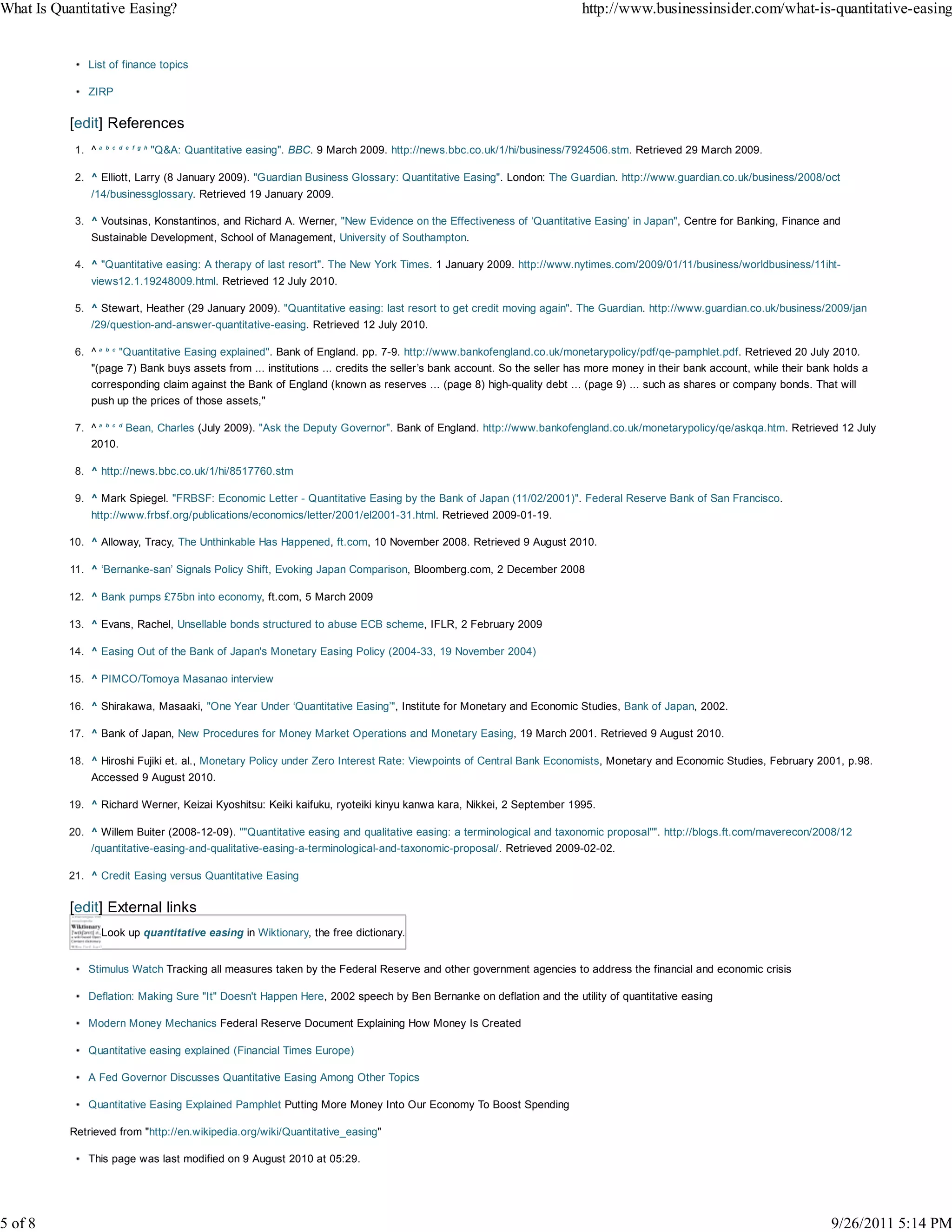 What is quantitative easing | PDF