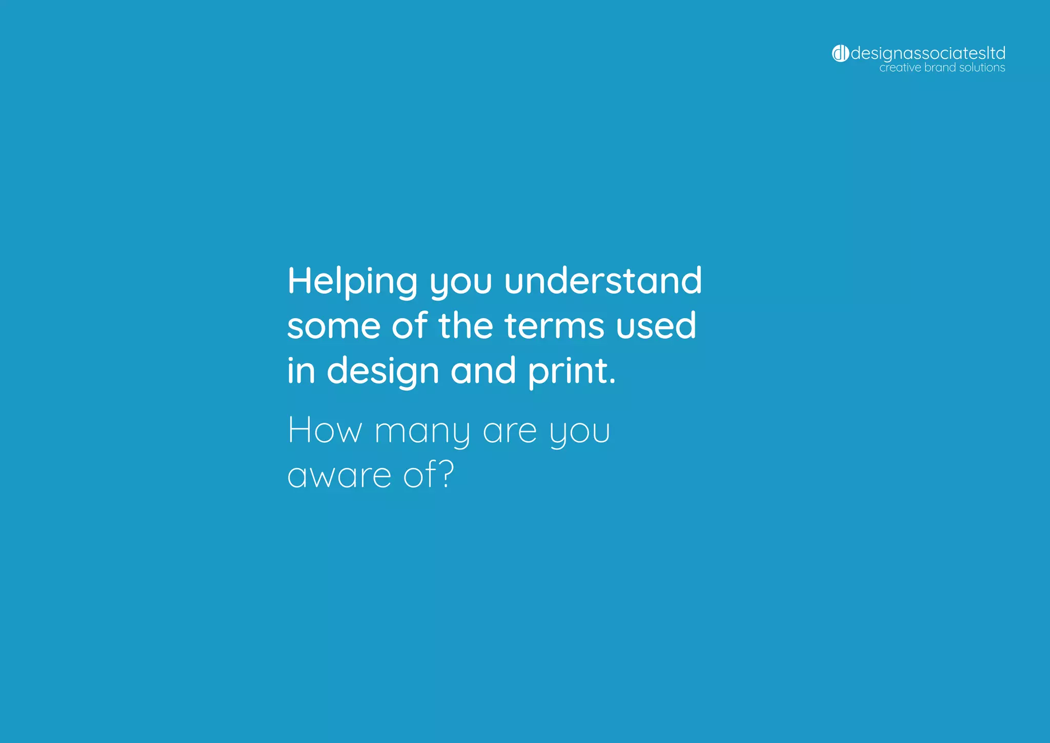 Print terminology, what does it mean? | PDF
