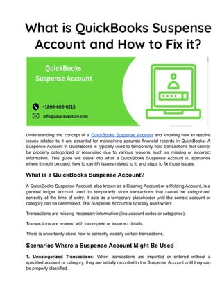 What is QuickBooks Suspense Account and How to Fix it (1).pdf