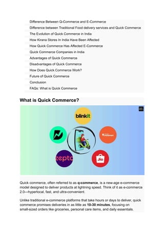 Unlock the Future of Shopping: What Is Quick Commerce and How It's ...