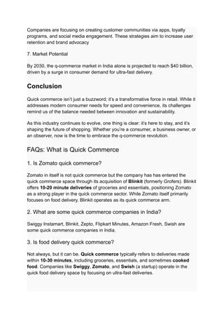 Unlock the Future of Shopping: What Is Quick Commerce and How It's ...