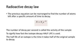 What is radioactive_decay | PPTX