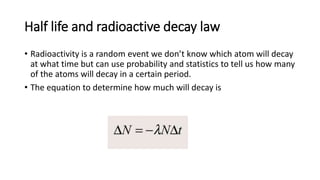 What is radioactive_decay | PPTX