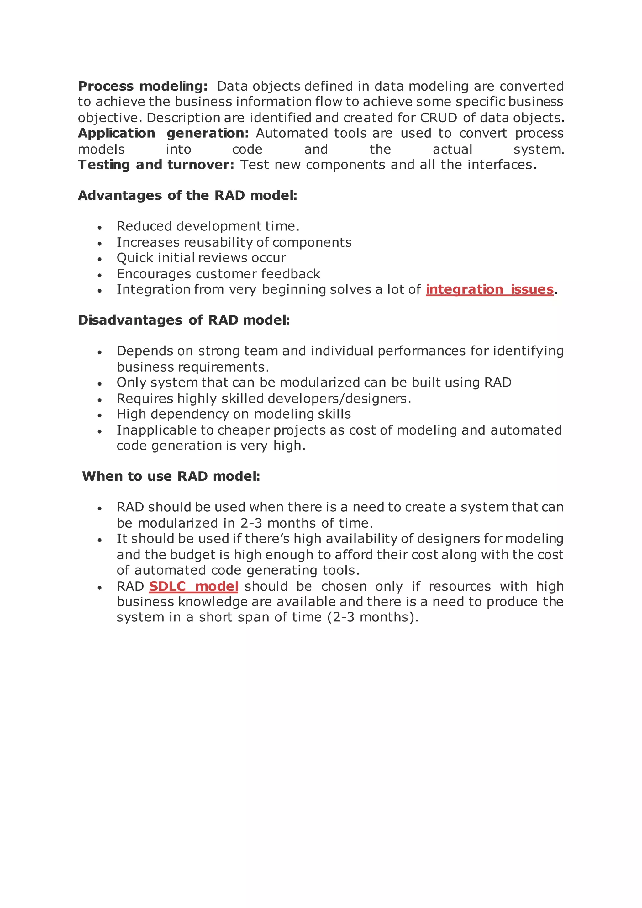 What is rad model | DOCX