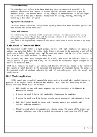 What is rad model | DOCX