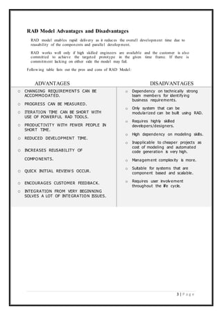 What is rad model | DOCX
