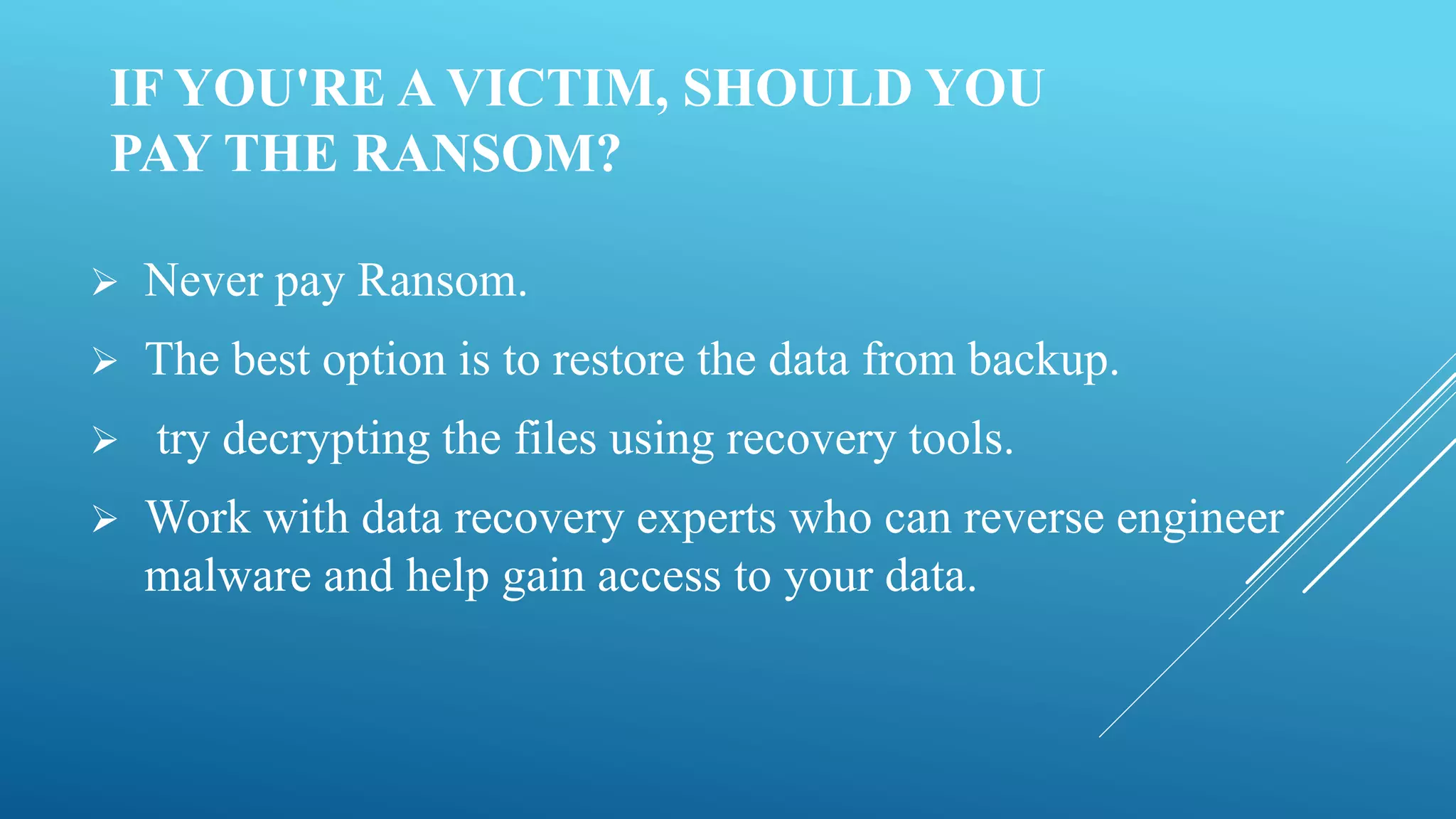 seminar report on What is ransomware | PPTX