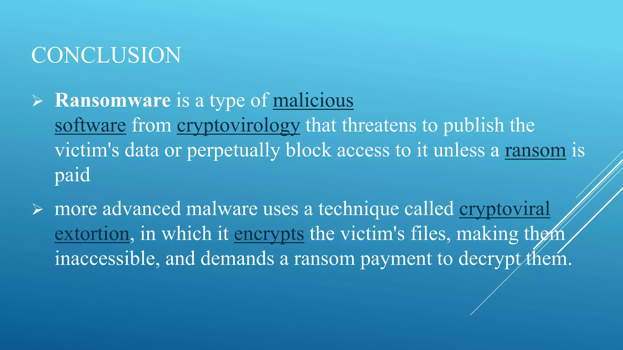 What is ransomware | PPT