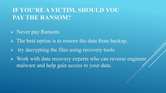 What is ransomware | PPT