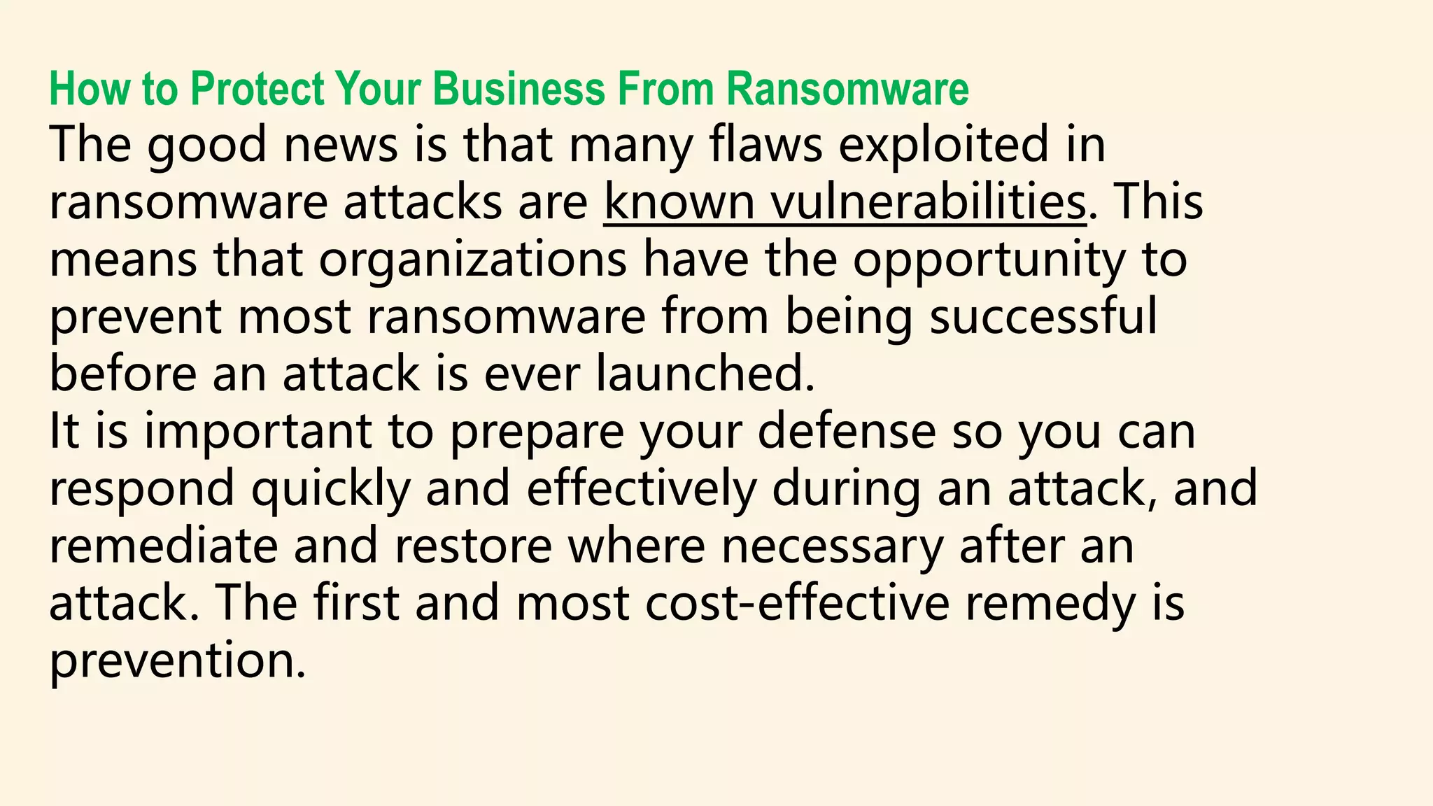 What is Ransomware | PPTX