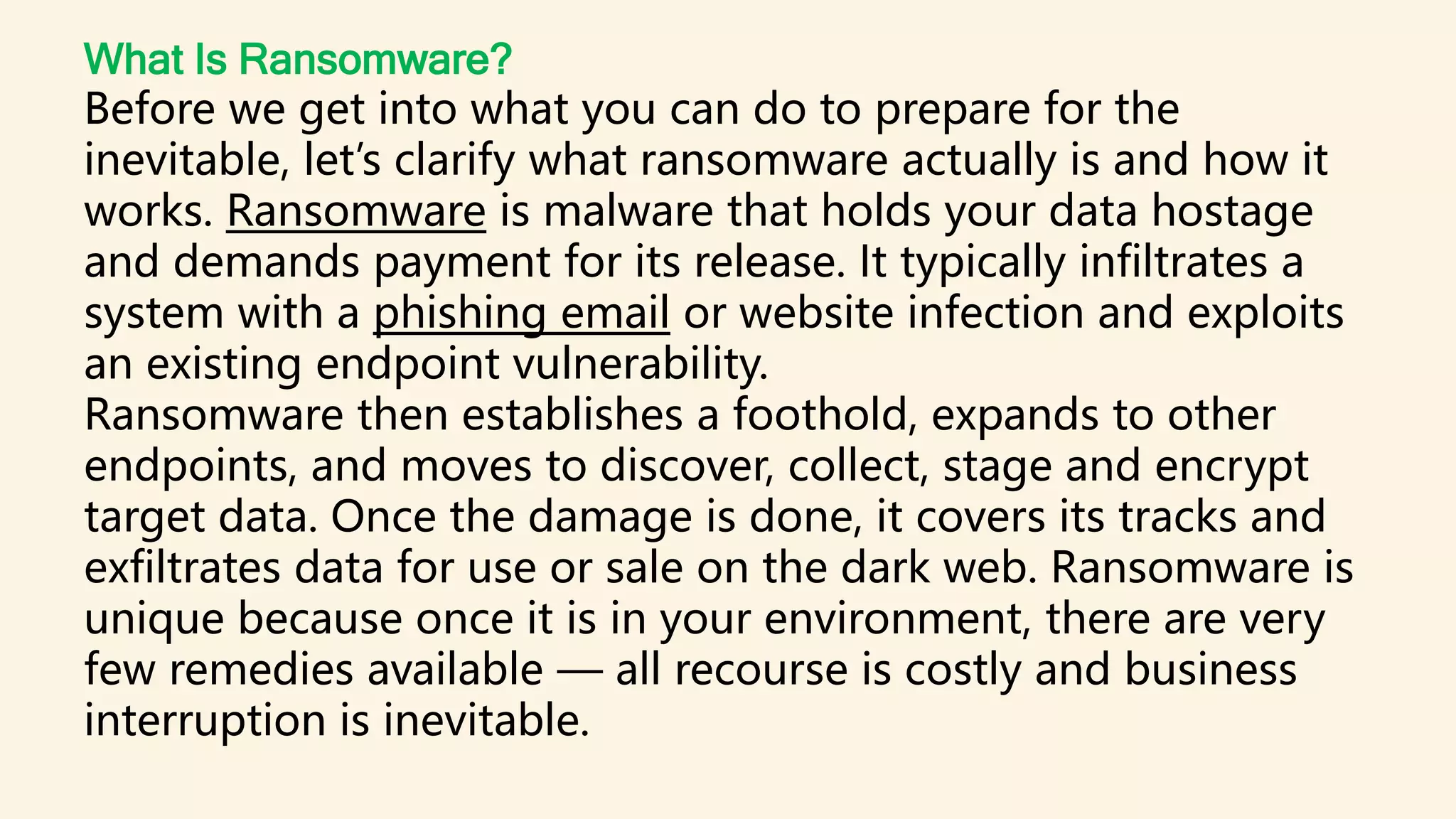 What is Ransomware | PPTX