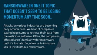 What is Ransomware? A Quick Guide | PDF