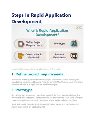 What Is Rapid Application Development Everything To Know | PDF | Web ...