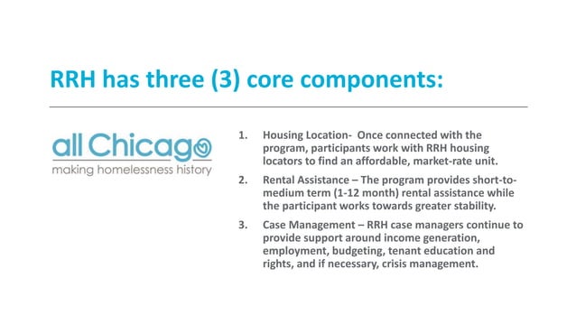 What is Rapid Re-Housing (RRH) ? | PPTX