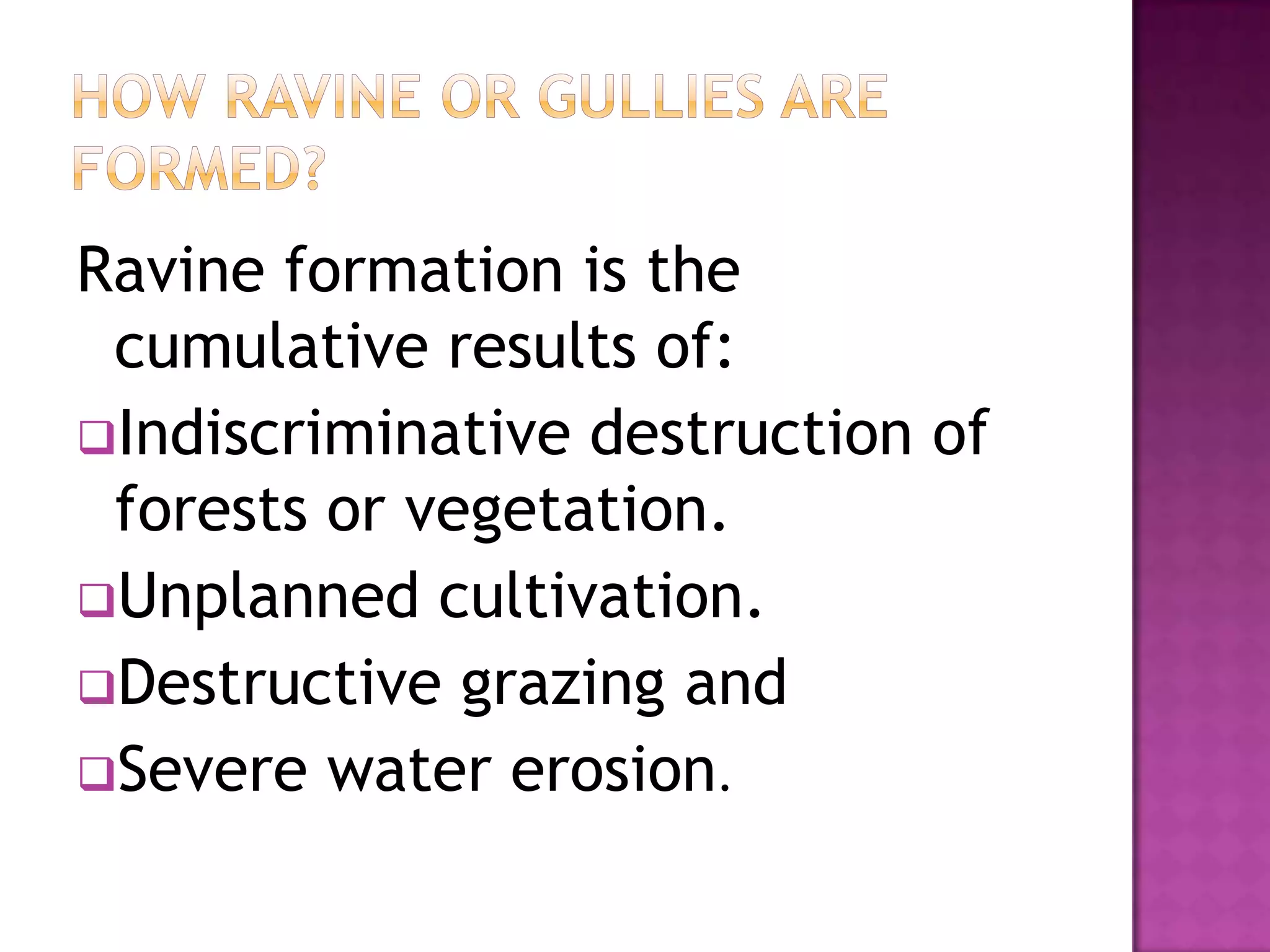 What is ravine.ppt