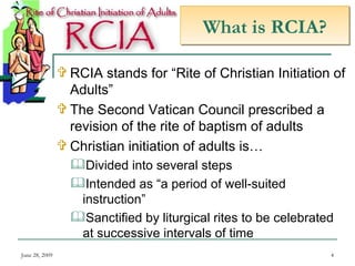 What Is RCIA | PPS