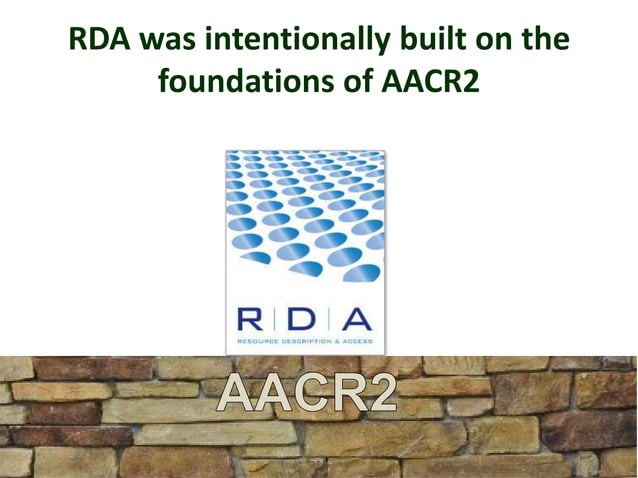 What is RDA and what does it mean for me | PPT