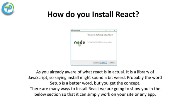learn what React JS is & why we should use React JS . | PPT