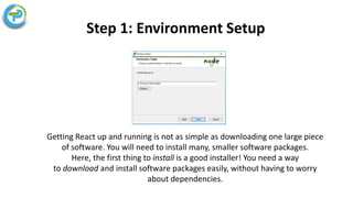 learn what React JS is & why we should use React JS . | PPT
