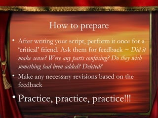 What Is Readers Theatre | PPT