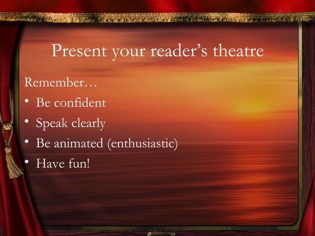 What Is Readers Theatre | PPT