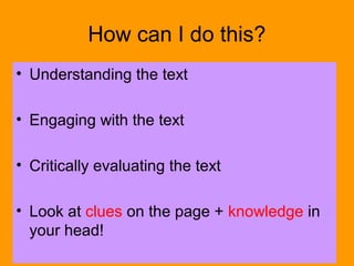 What is reading_comprehension | PPT