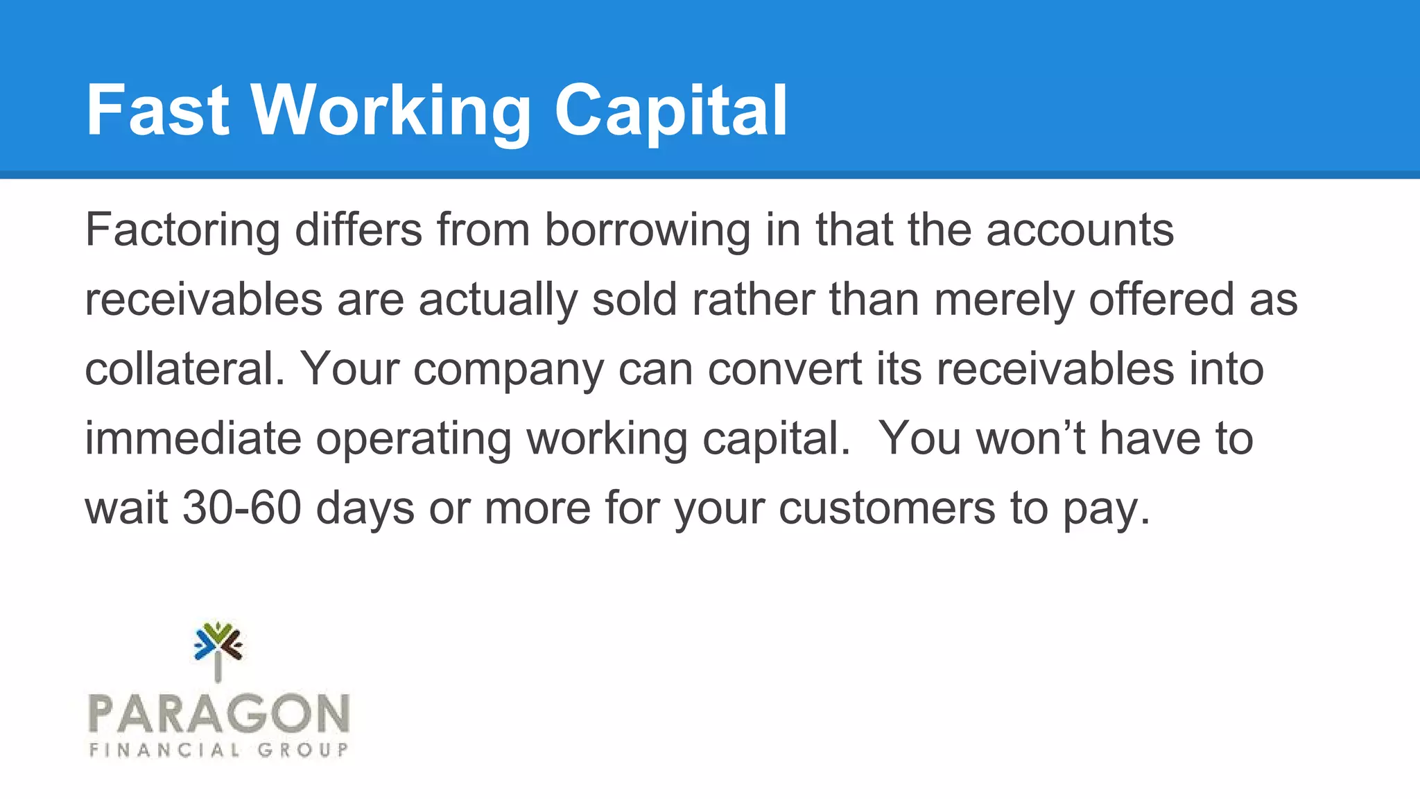 What is receivables factoring | PDF