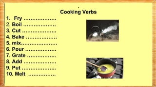 What is recipe ppt w4 | PPTX | Gardening | Home & Garden