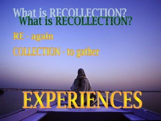 What is recollection | PPT