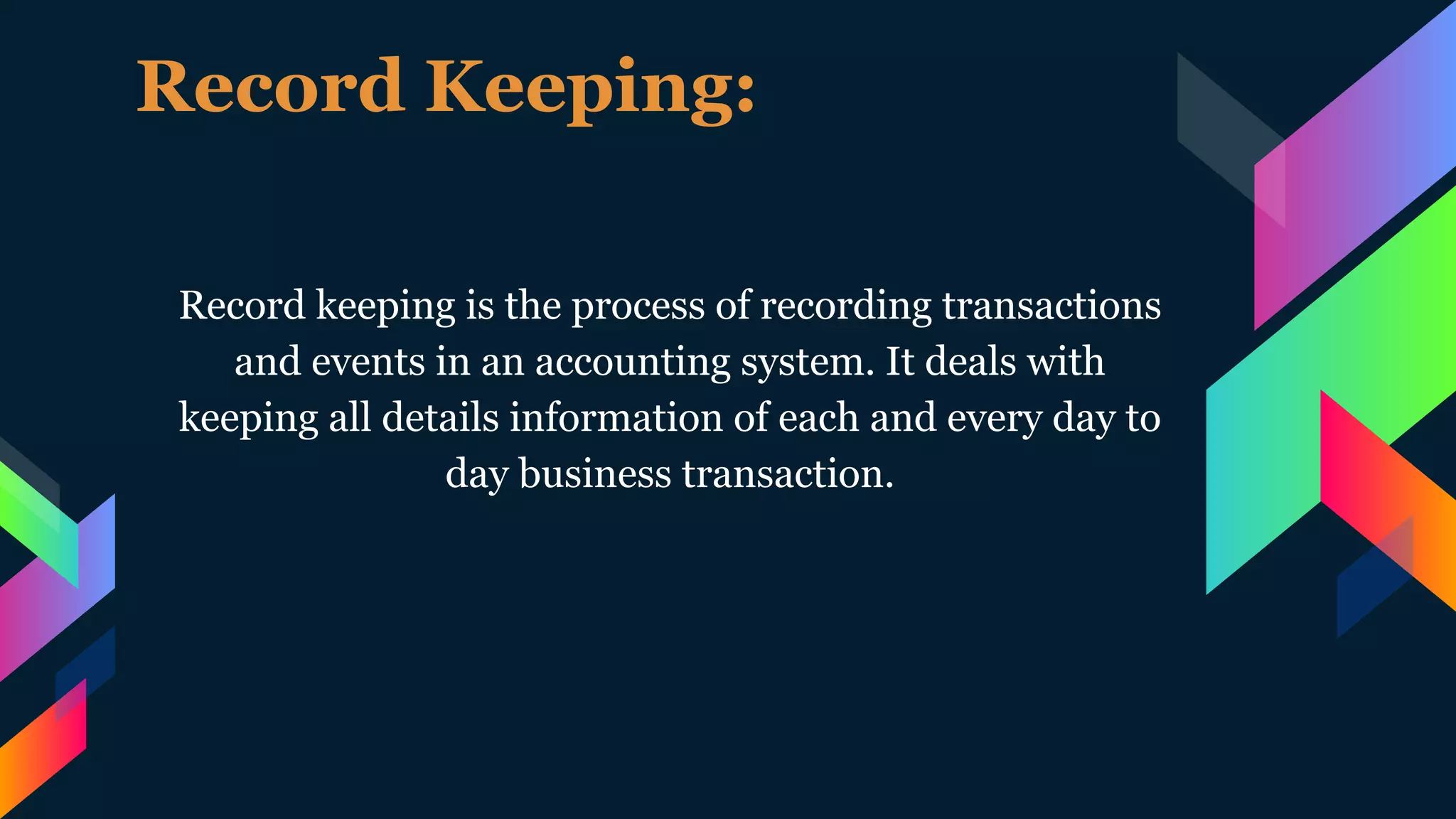 What is record keeping? | PDF
