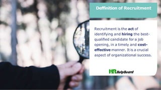 What is Recruitment in Human Resource Management | PPT