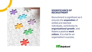 What is Recruitment in Human Resource Management | PPT