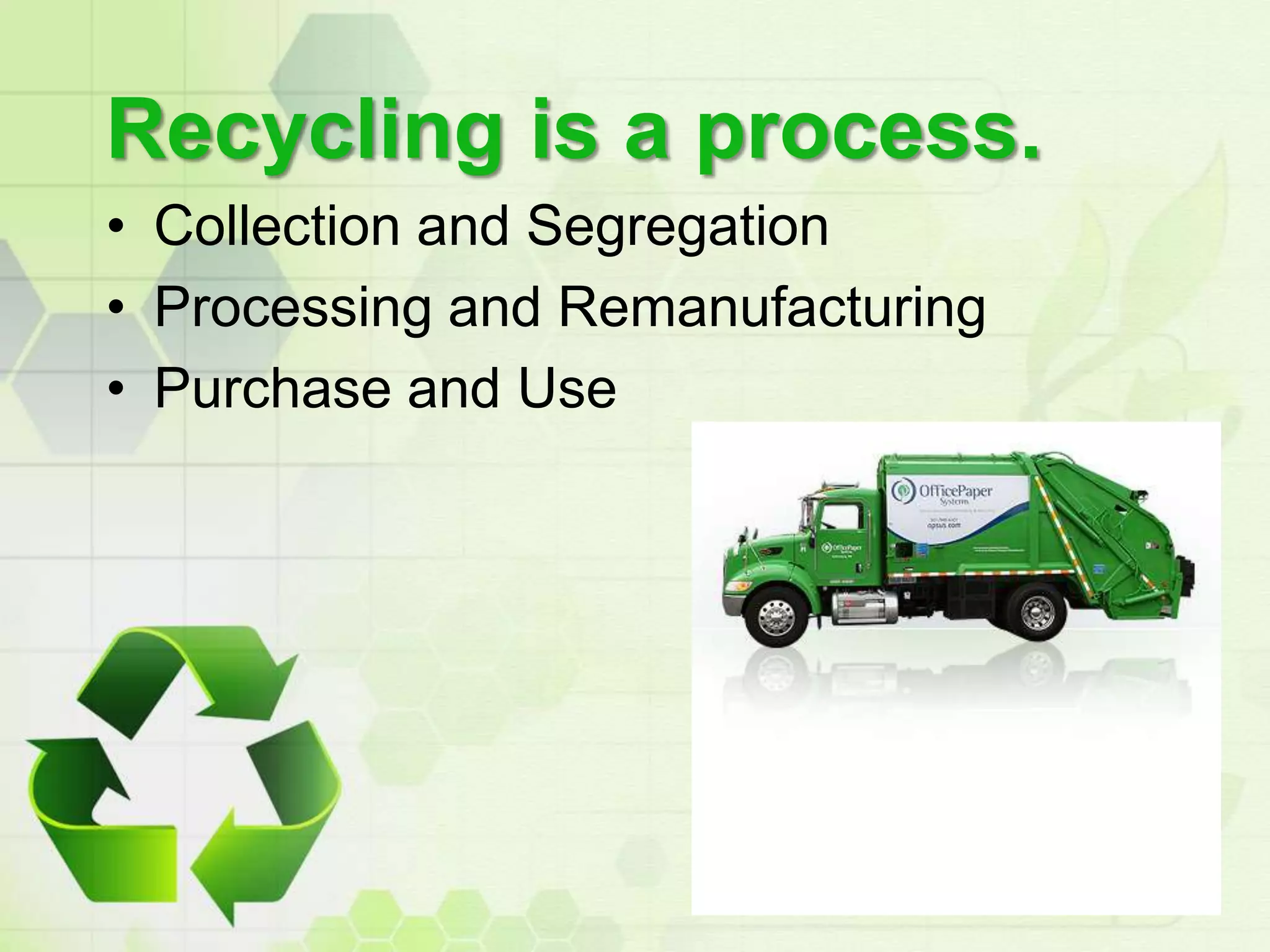 What is Recycling: 7 Benefits of Recycling | PPTX